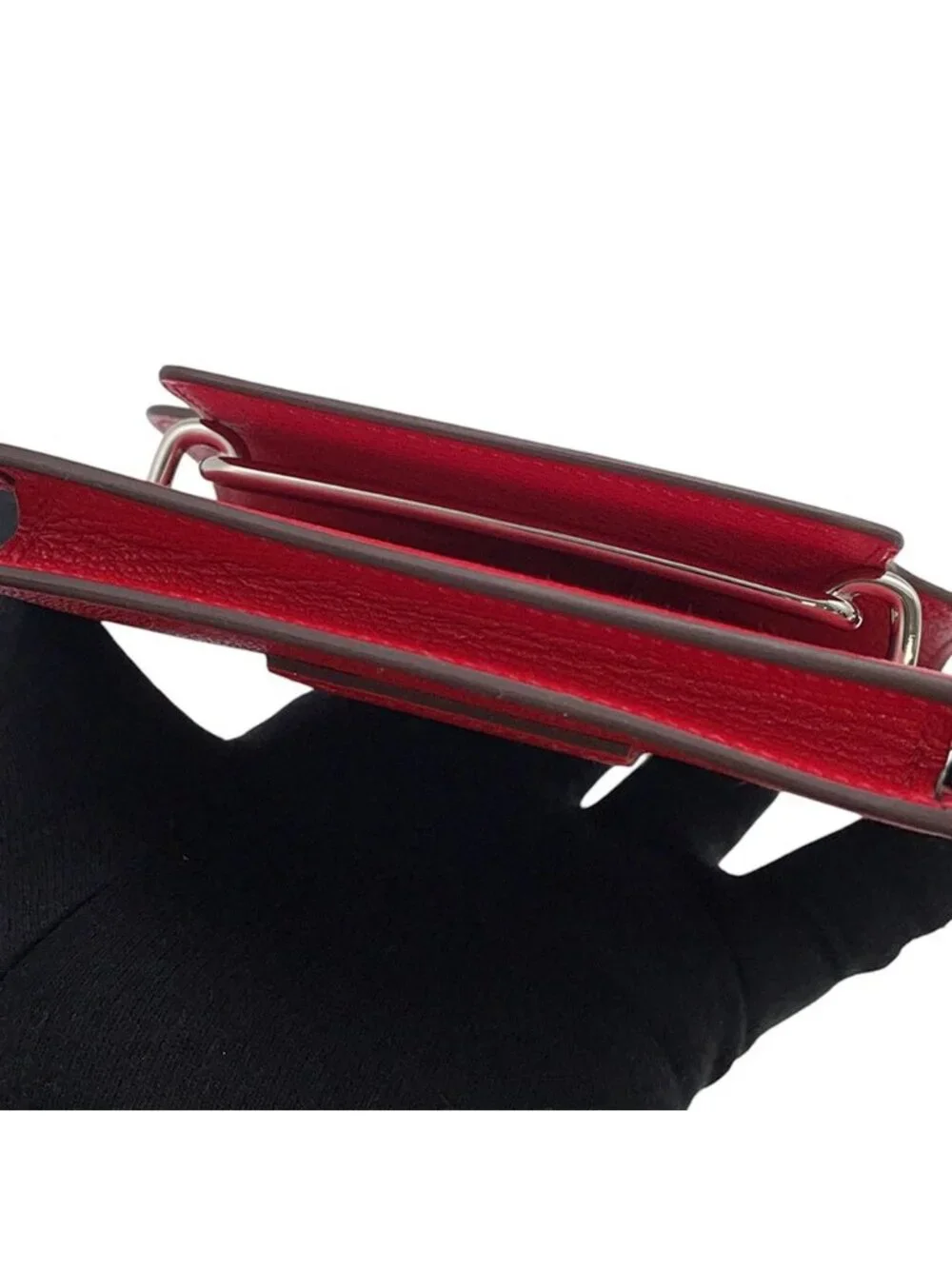 Hermes | Bags | Hermes Wallet Roulis Slim Le Juku Silver Chevre Misor ...